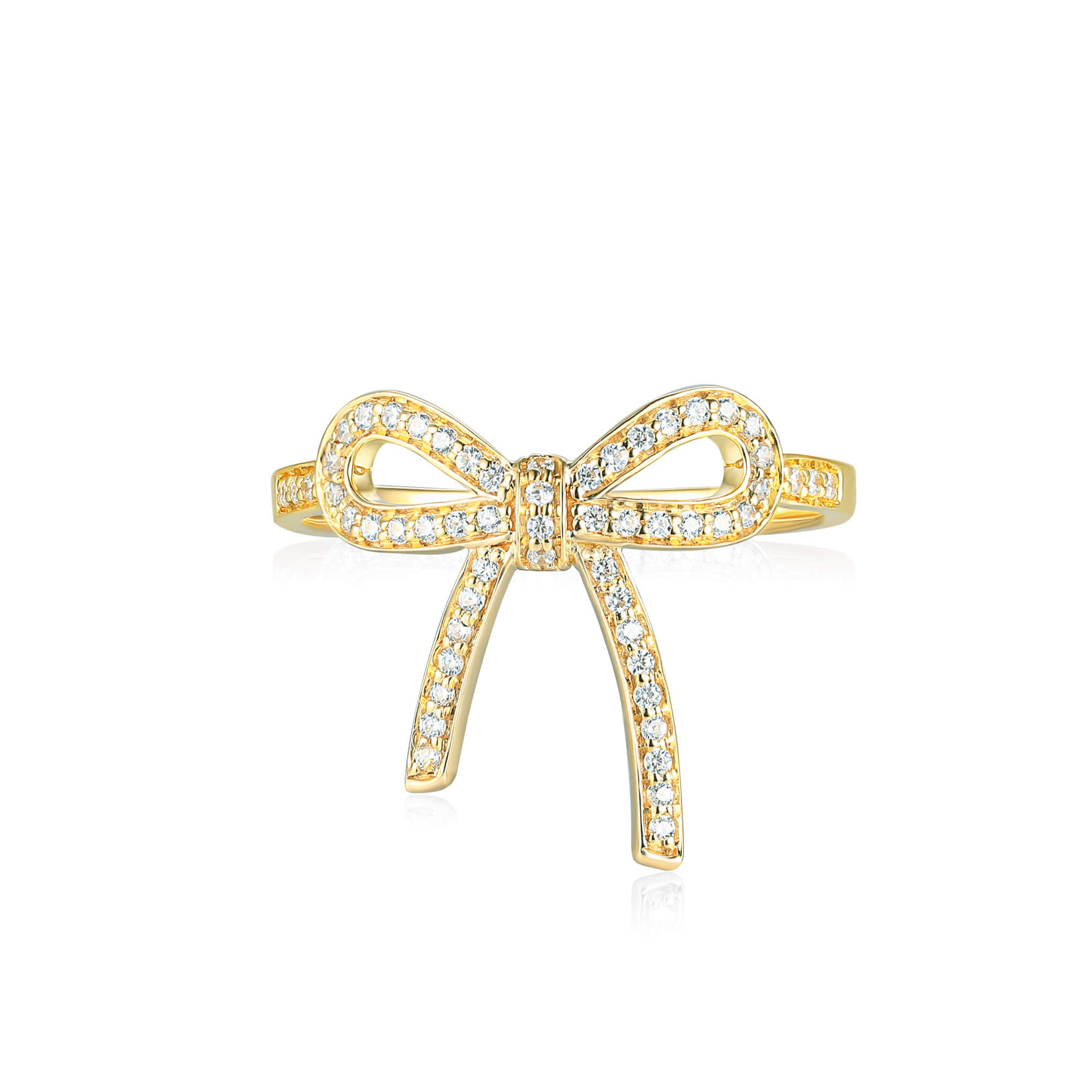 Coquette Sparkling Bow Ring | Elegance Meets Sparkle – Liry's Jewelry