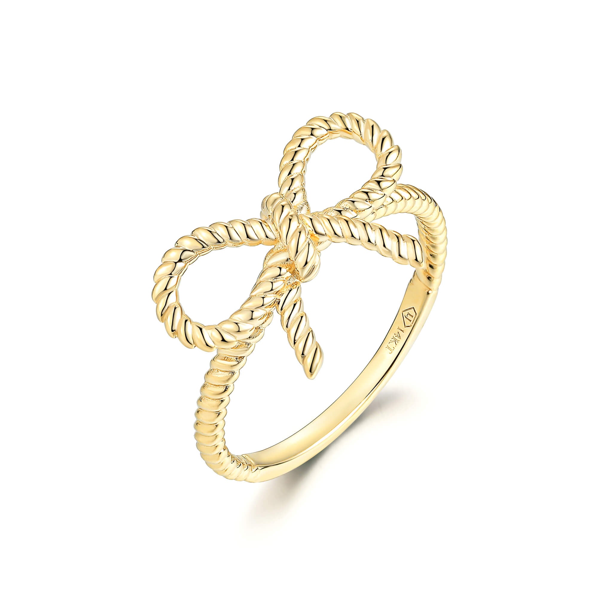Coquette Twisted Rope Bow Ring - Unique Style with a Playful Edge – Liry's Jewelry