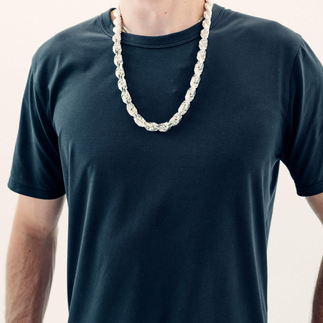 Silver Diamond Cut Rope Chains - 925 Sterling Silver | Lirys Jewelry ...