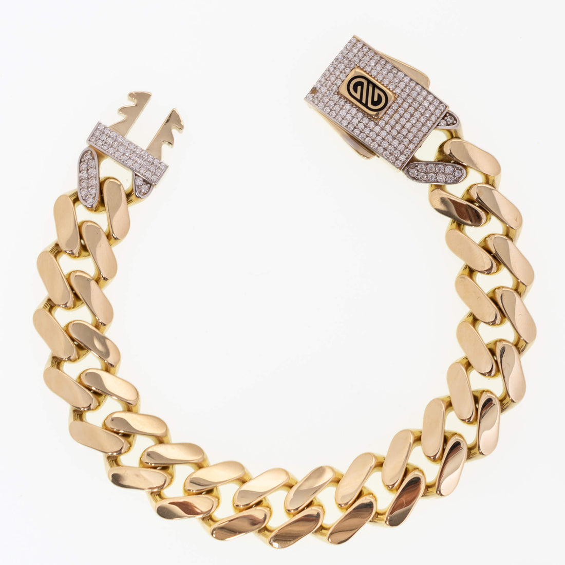 Gold Monaco Chain Necklace – 10kt Multiple Widths & Lengths – Liry's ...