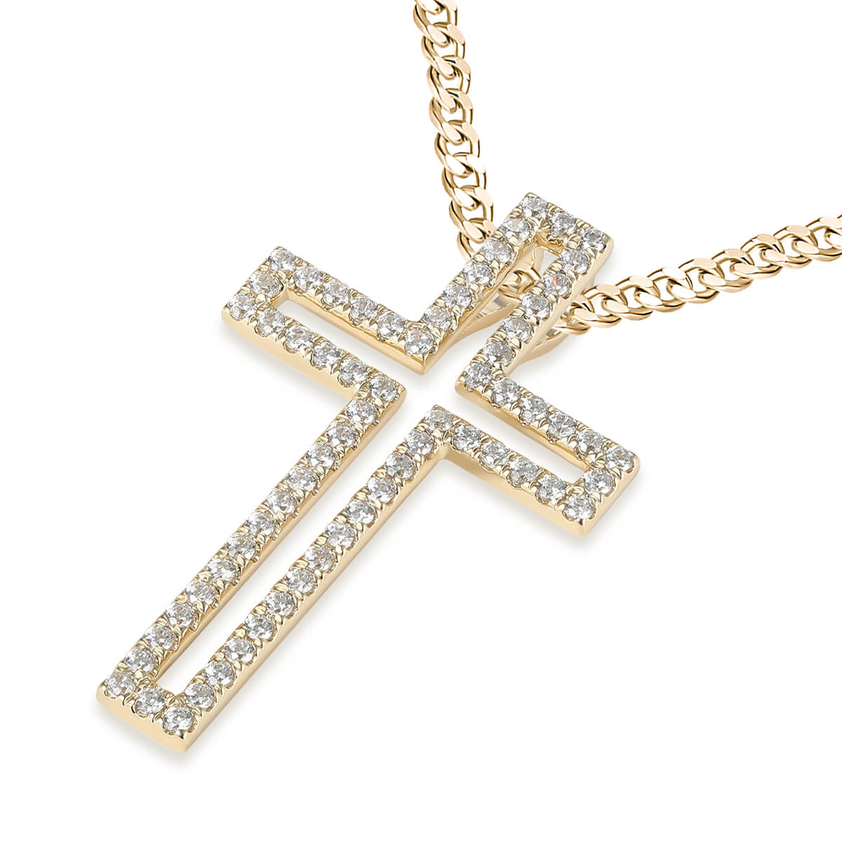 Eternal Light Cross | CZ & Diamond | Liry's Jewelry