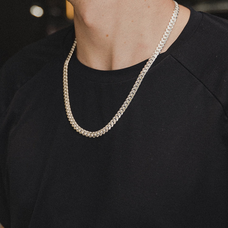 Sterling Silver Miami Cuban Link Chain - Genuine Italian Made – Liry's ...