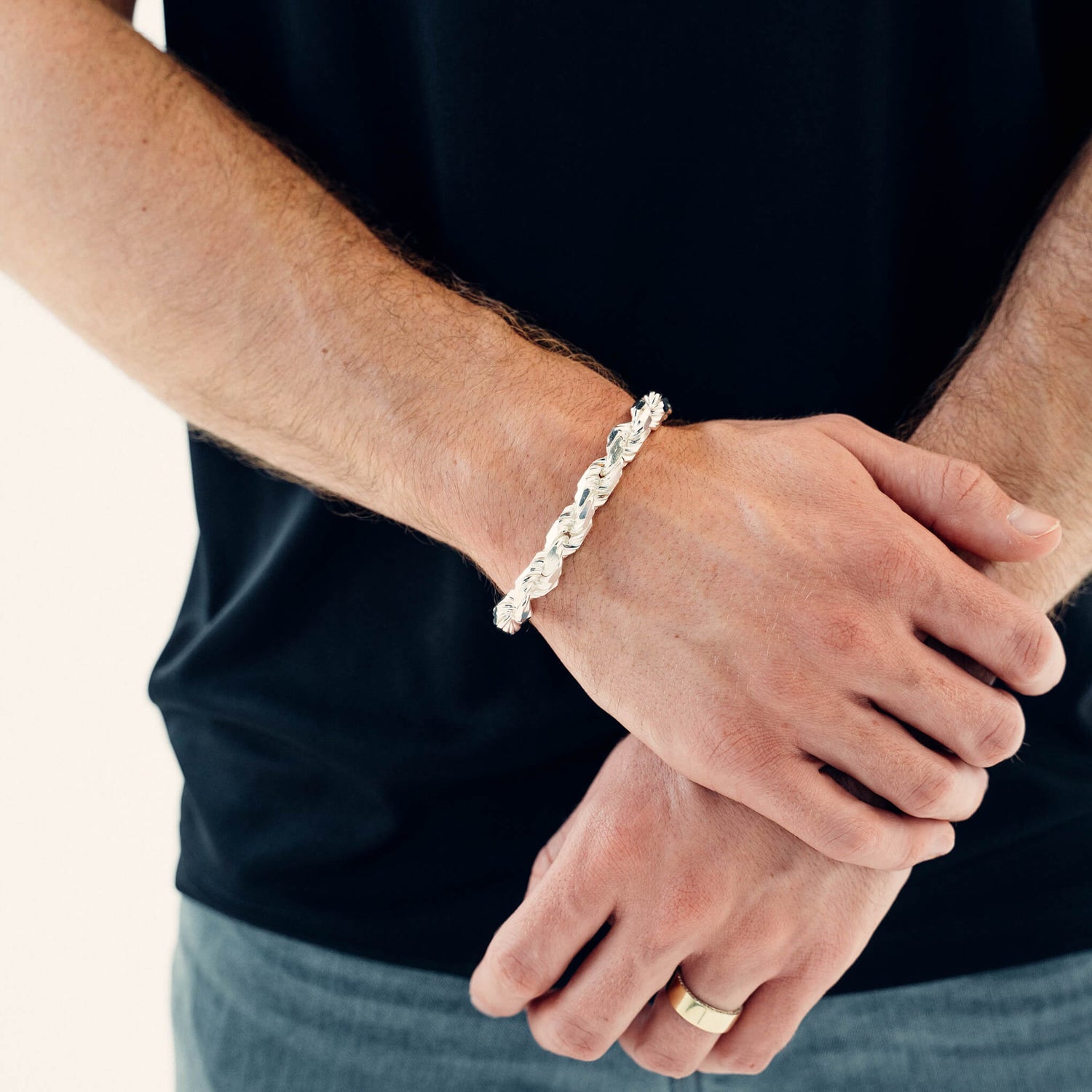 ilver Diamond Cut Rope Bracelets - 925 Sterling | Lirys Jewelry – Liry ...