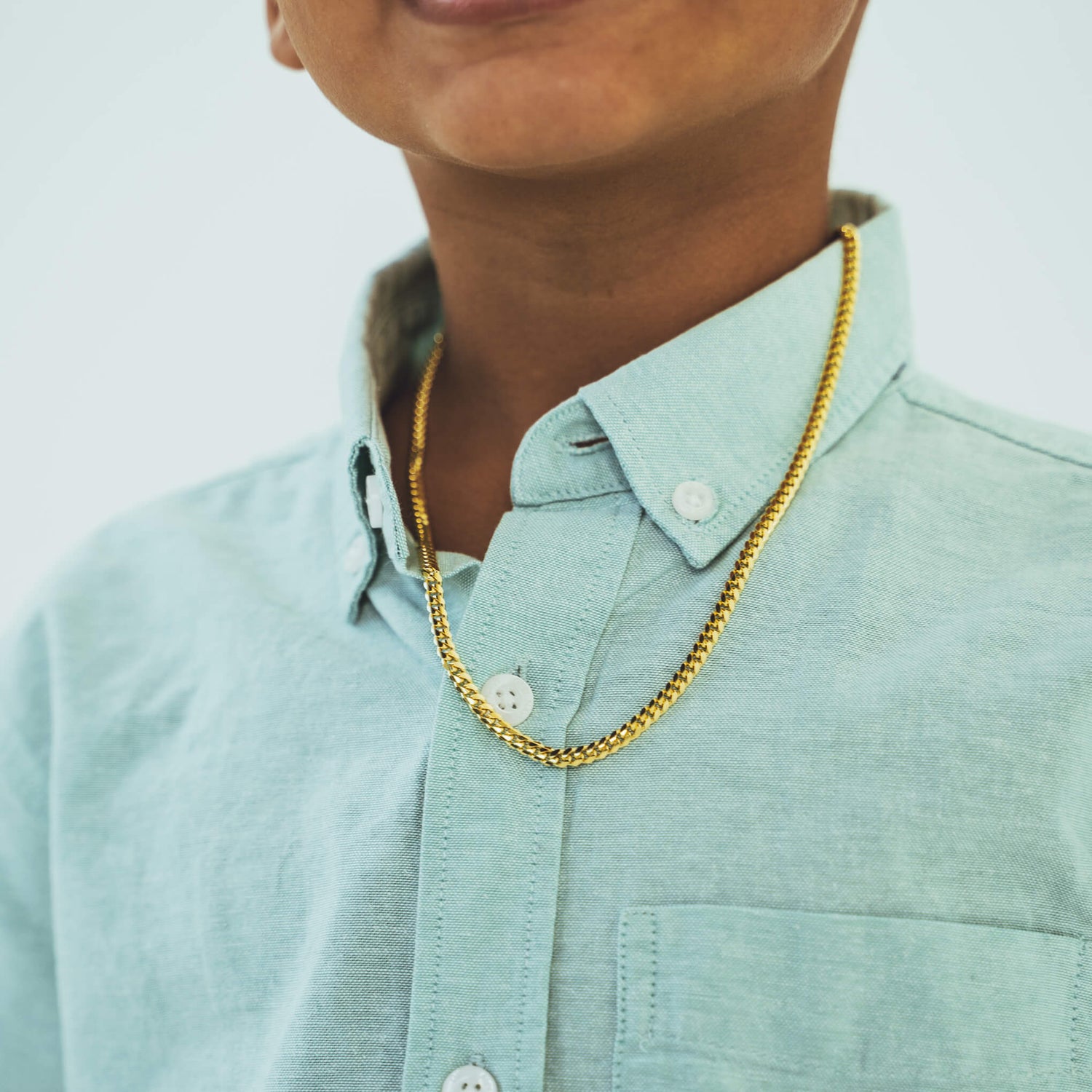 Kids Miami Cuban Link Chains | Genuine Gold Jewelry for Children – Liry ...