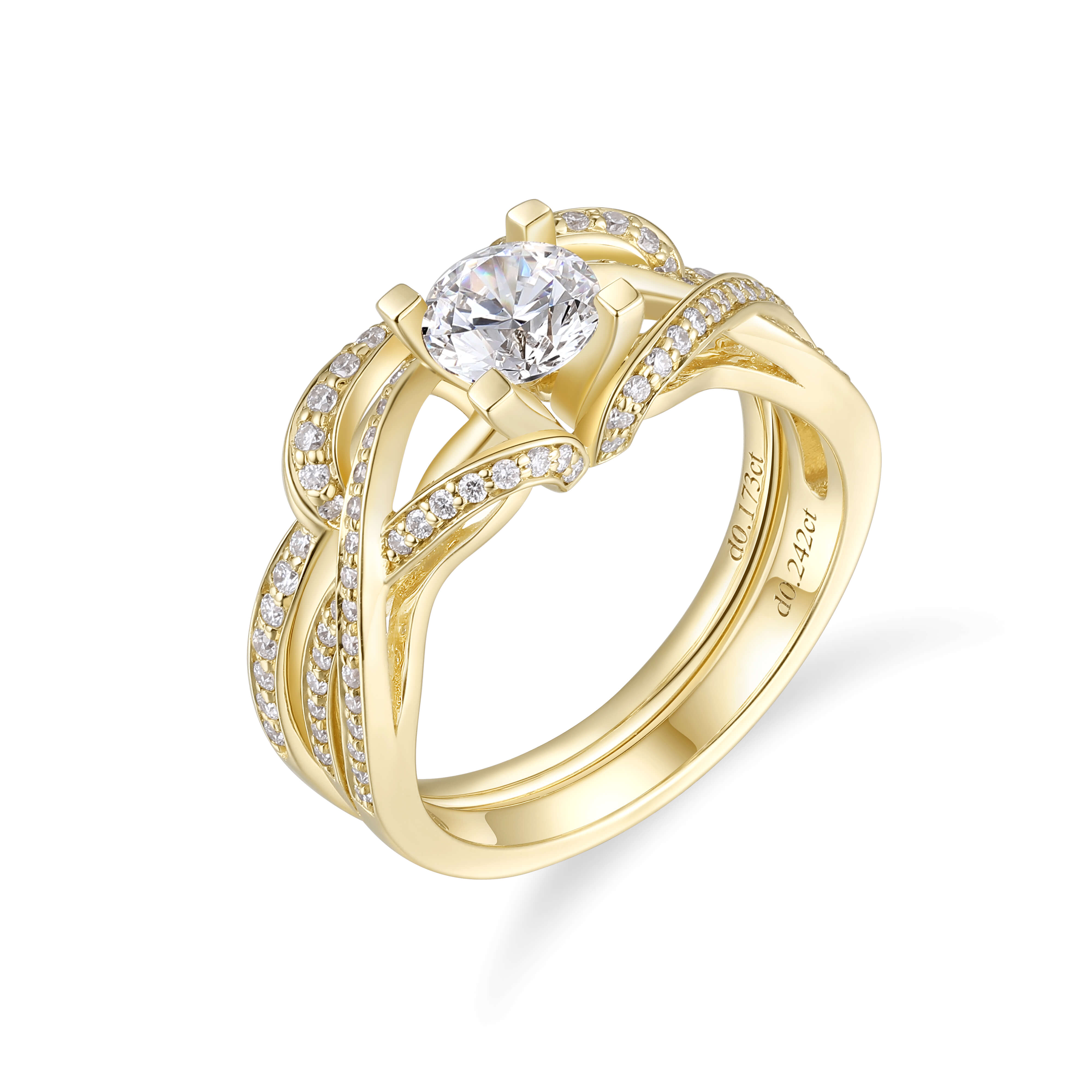 Intertwined Engagement Ring – Liry's Jewelry