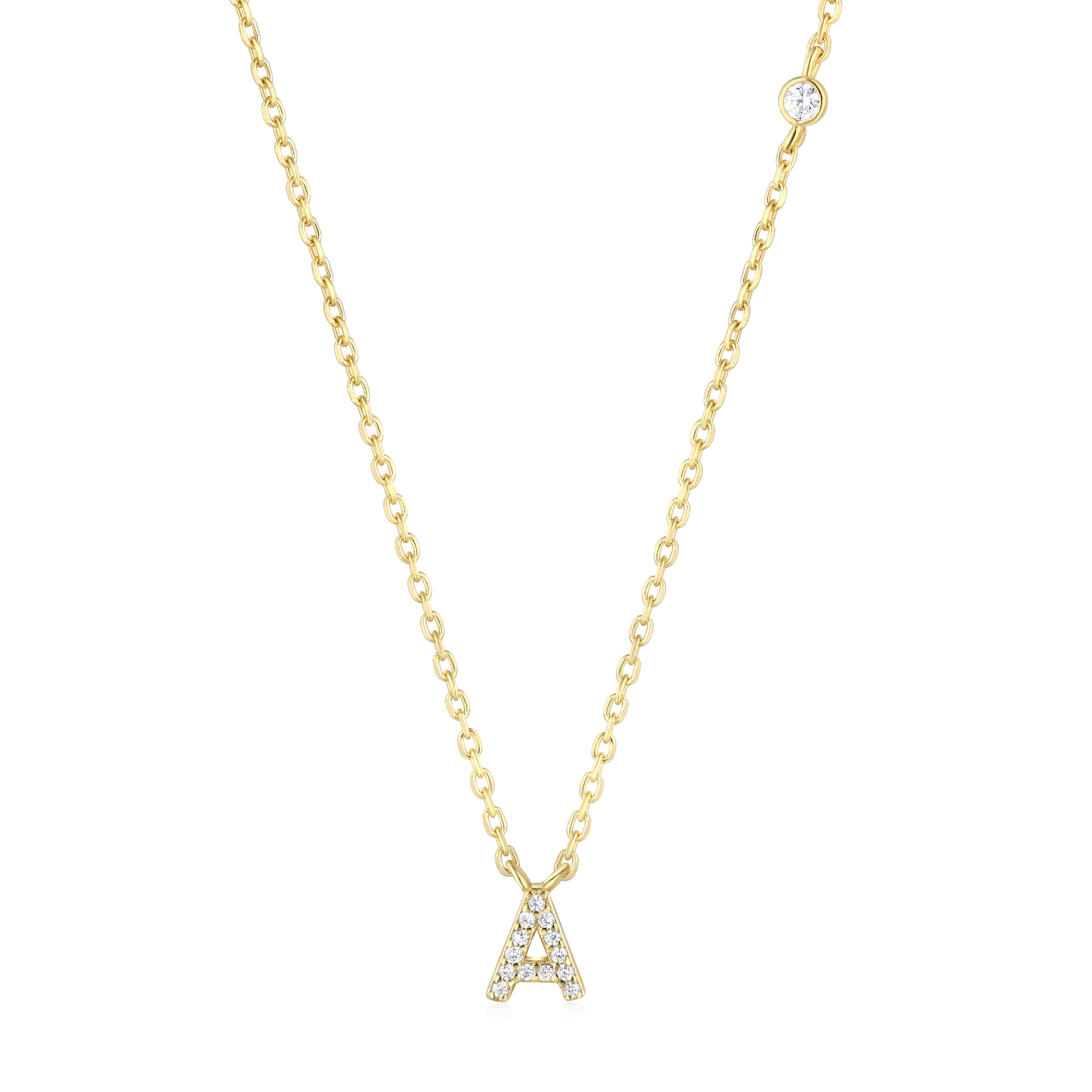 Initial Charm Necklace – Liry's Jewelry