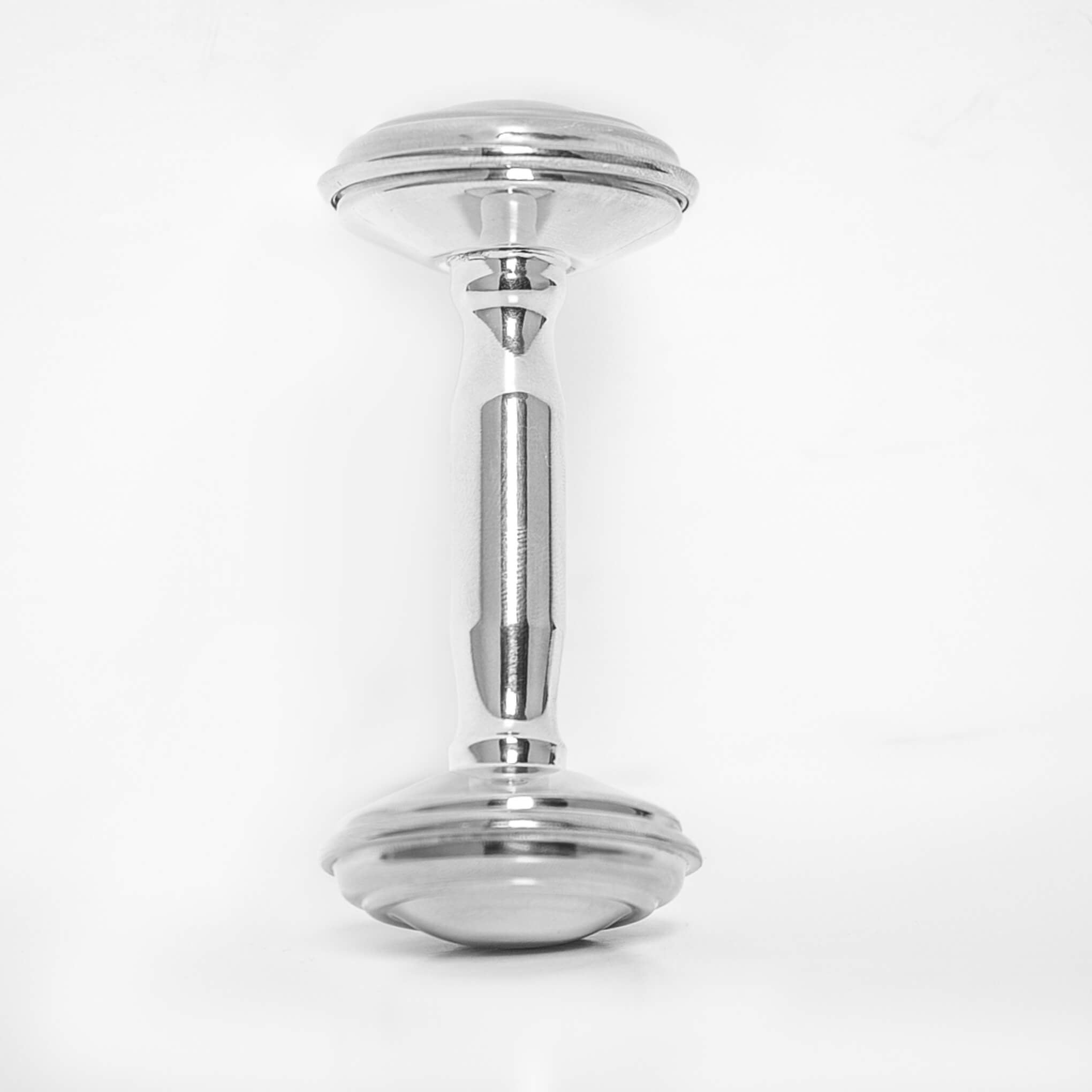 Dumbbell 925 Sterling Silver Baby Rattle - Classic Silver Rattle – Liry ...
