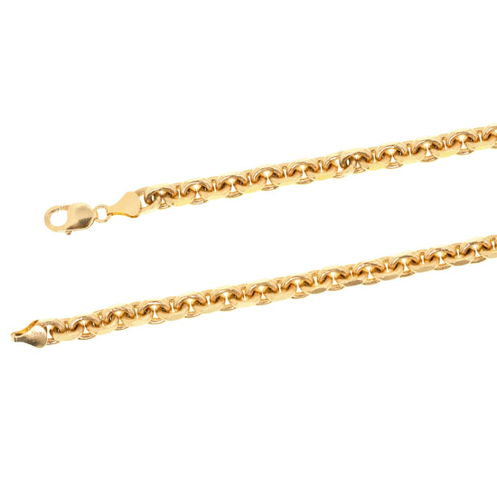 Round Gold Cable Link Chain | Solid 14kt Yellow Gold | Lirys – Liry's ...