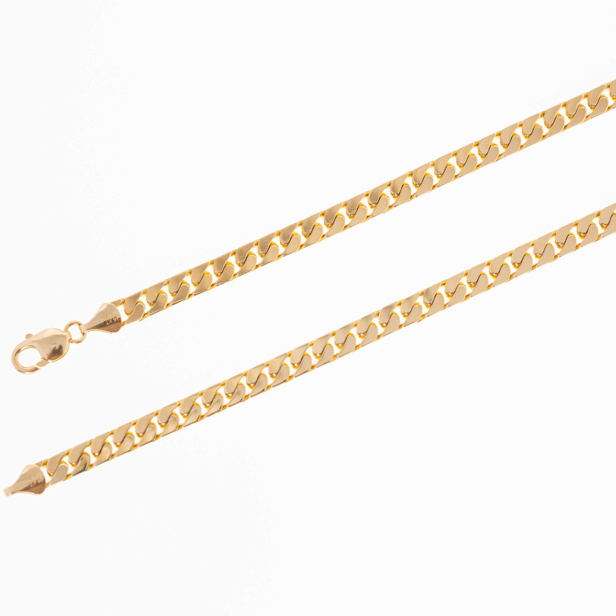 Square Cut Cuban Link Chain | Solid 14kt Yellow Gold | Lirys – Liry's ...