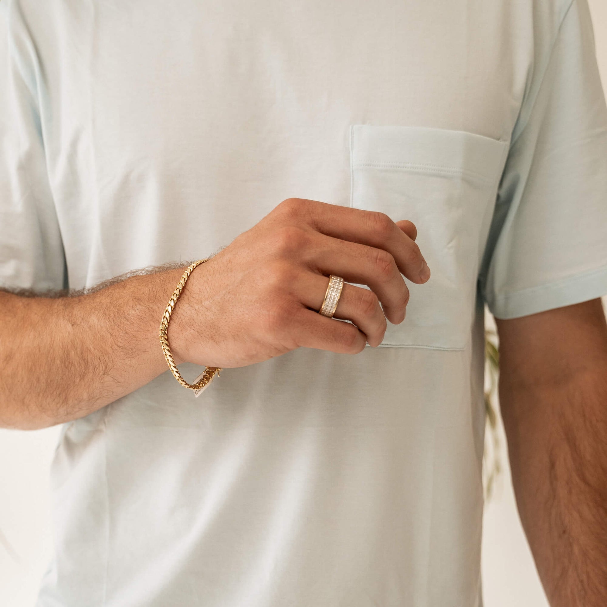 Arctic Ring | Genuine Gold Mens Diamond Wedding Band – Liry's Jewelry