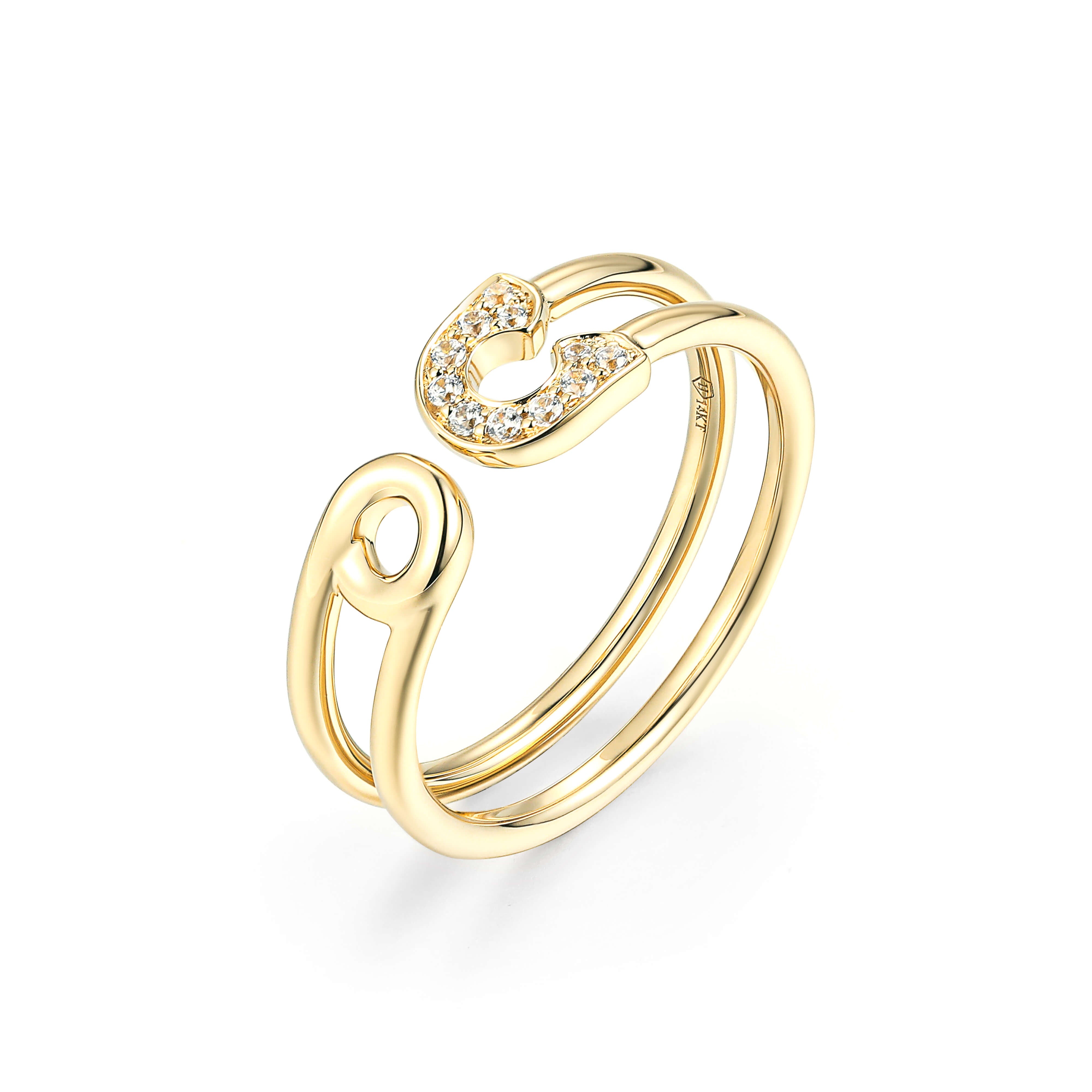 Paperclip Elegance Ring - Gold & Sterling Silver Options | Liry's Jewelry