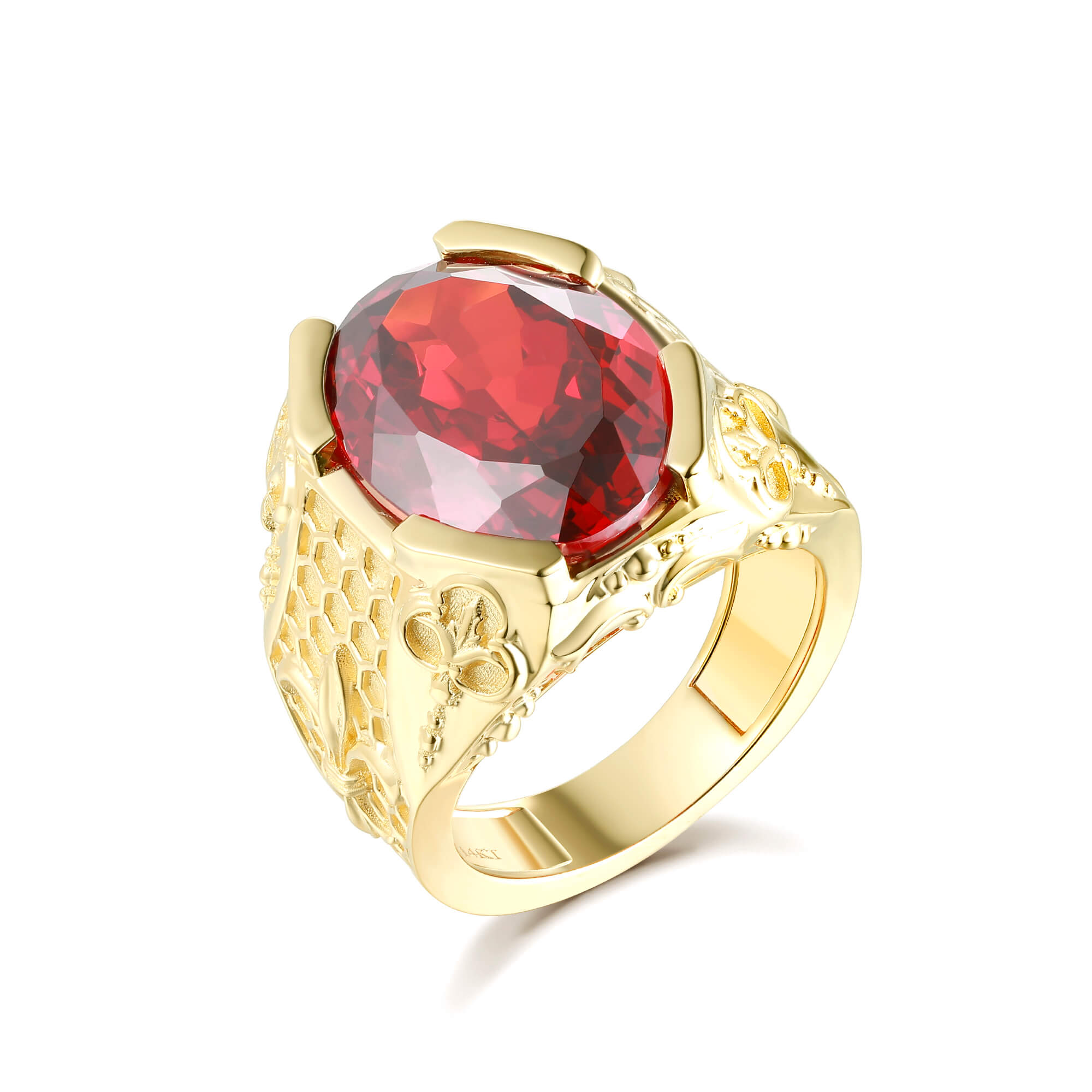 Ruby Enclave Ring - Gold & Sterling Silver Options | Liry's Jewelry