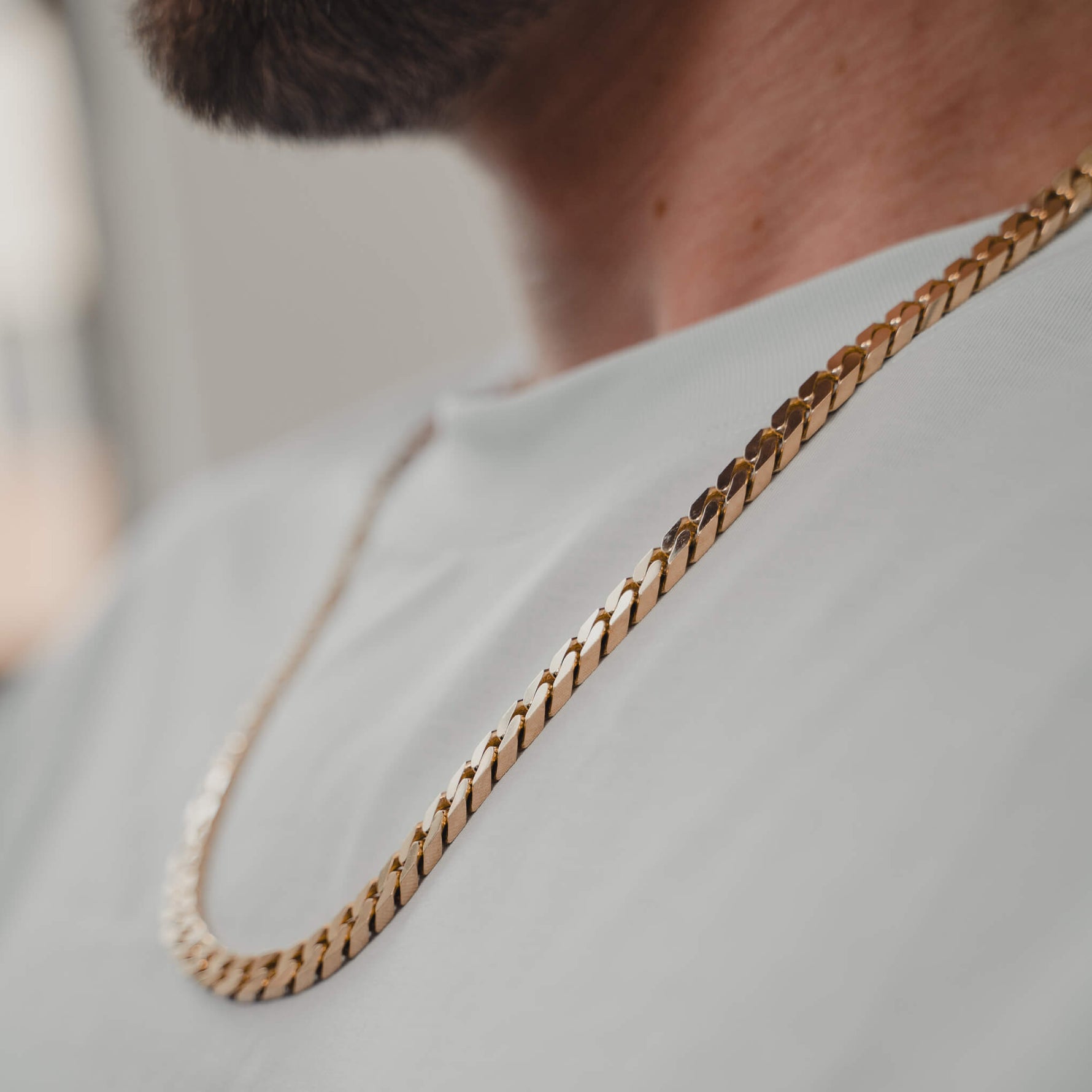 Square Cut Cuban Link Chain | Solid 14kt Yellow Gold | Lirys – Liry's ...