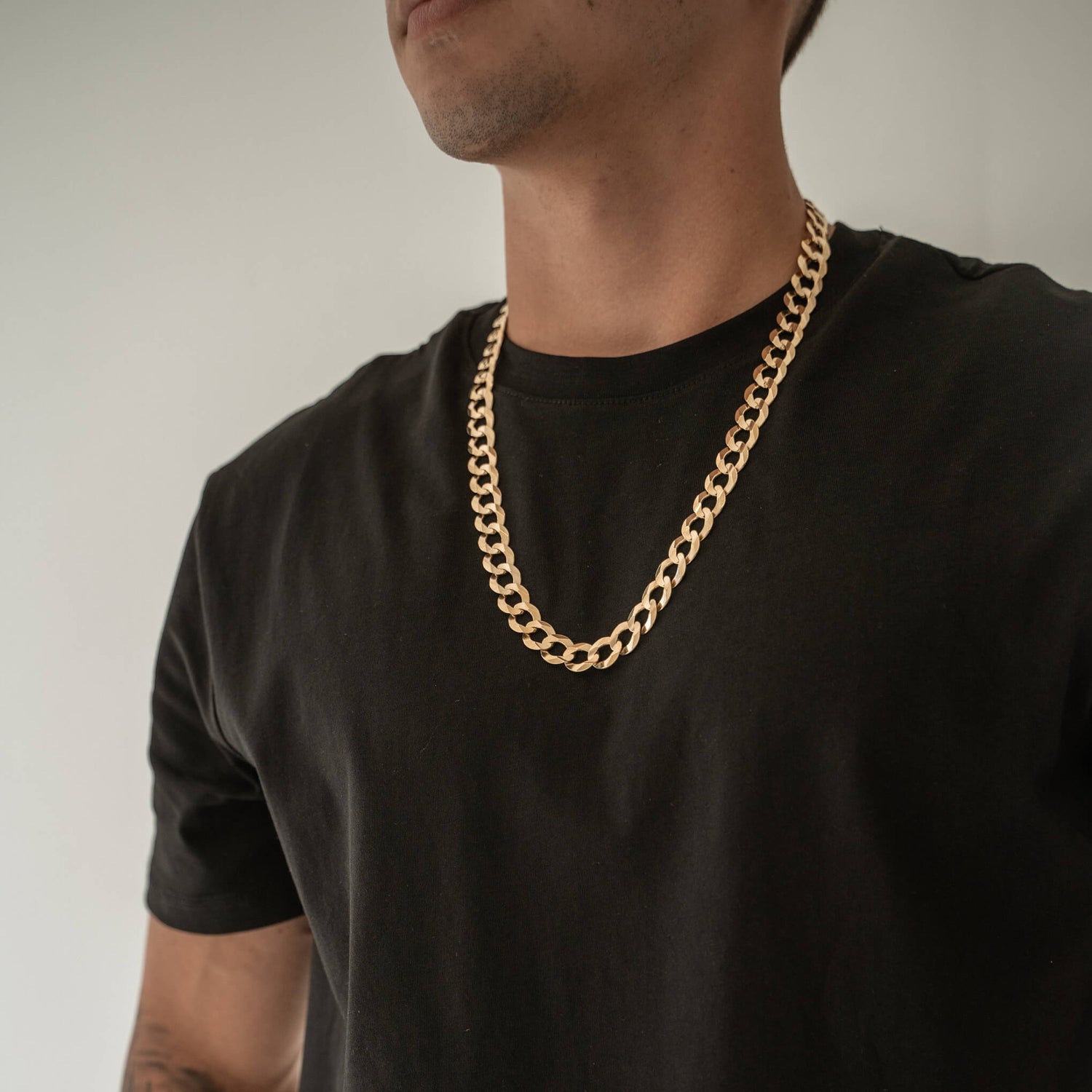 Shop Solid Genuine Gold Curb Link Chains in 10kt and 14kt Gold – Liry's ...