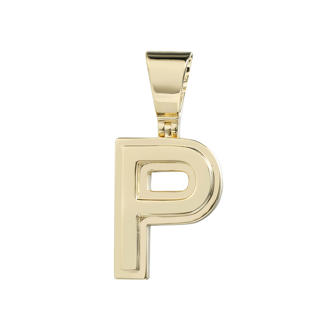 Double Layered Letter Pendant – Liry's Jewelry