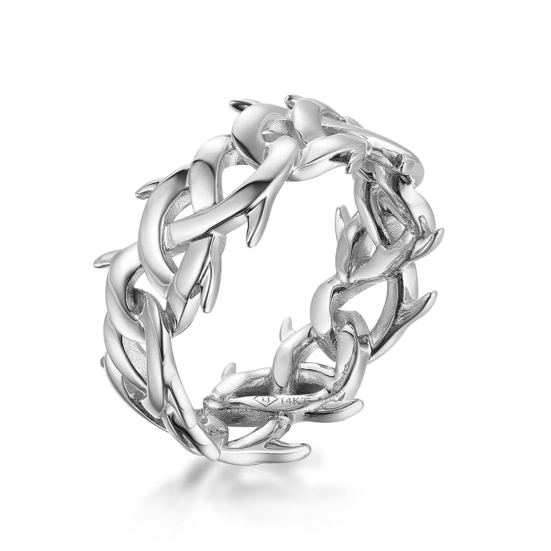 Crown of Thorns Ring | Solid Gold & Silver | Liry's Jewelry