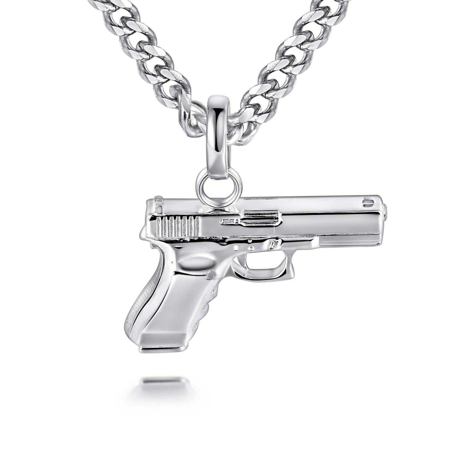 Glock Style Gun Pendant – Liry's Jewelry