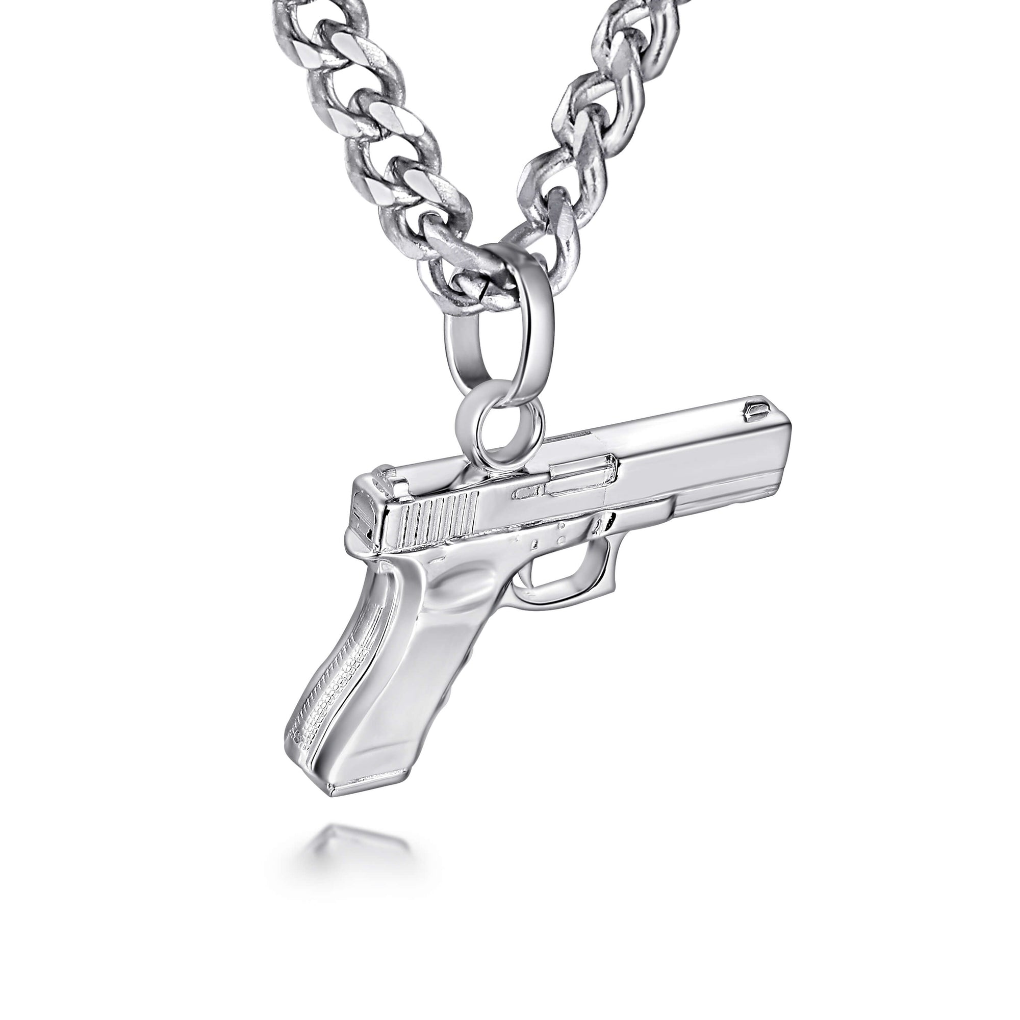 Glock Style Gun Pendant – Liry's Jewelry