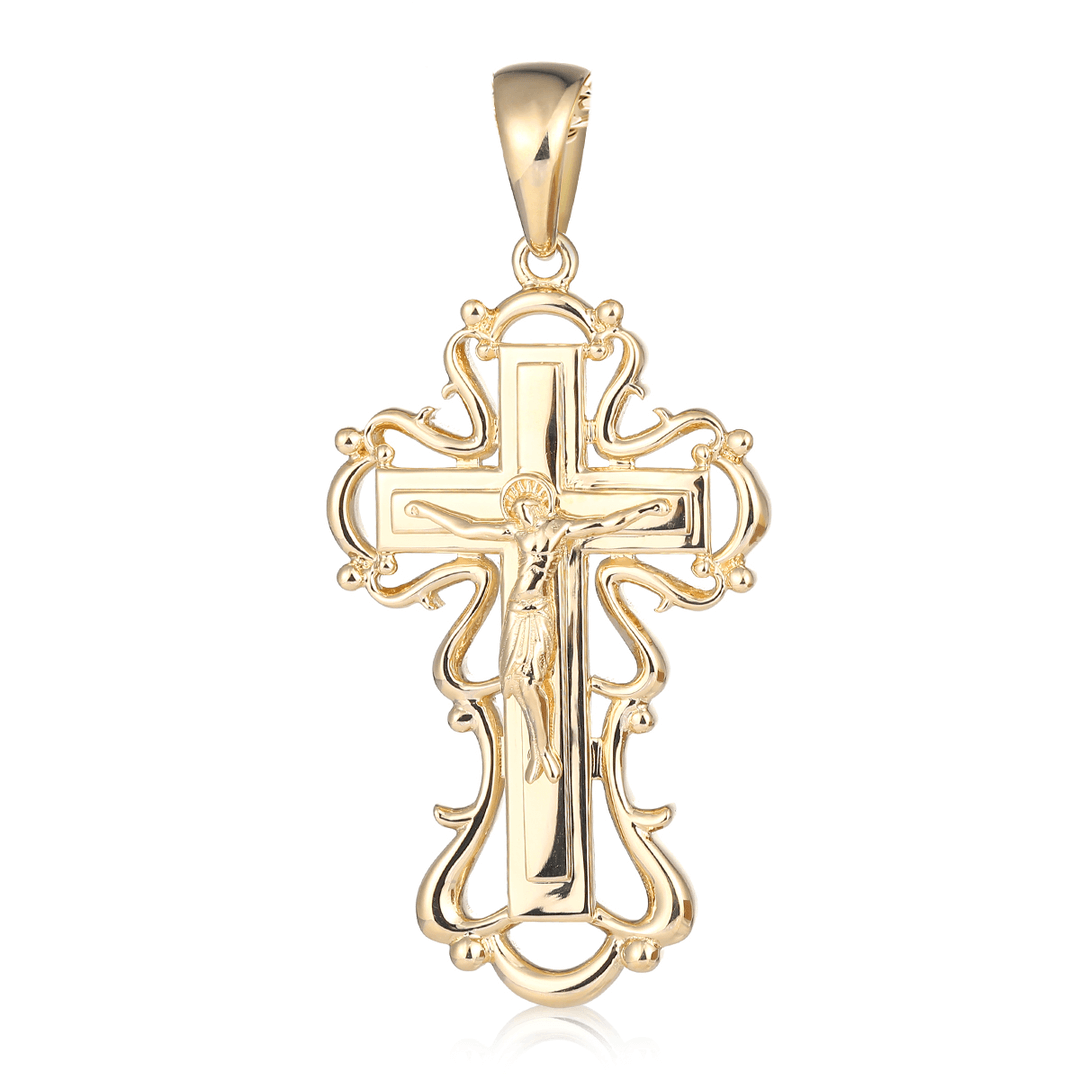 Crucifix | Intricate Outer Pattern – Liry's Jewelry
